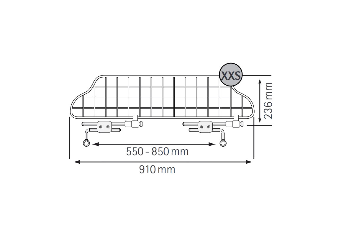 Hundegitter Cupra Formentor TraficGard XXS | PetWareShop